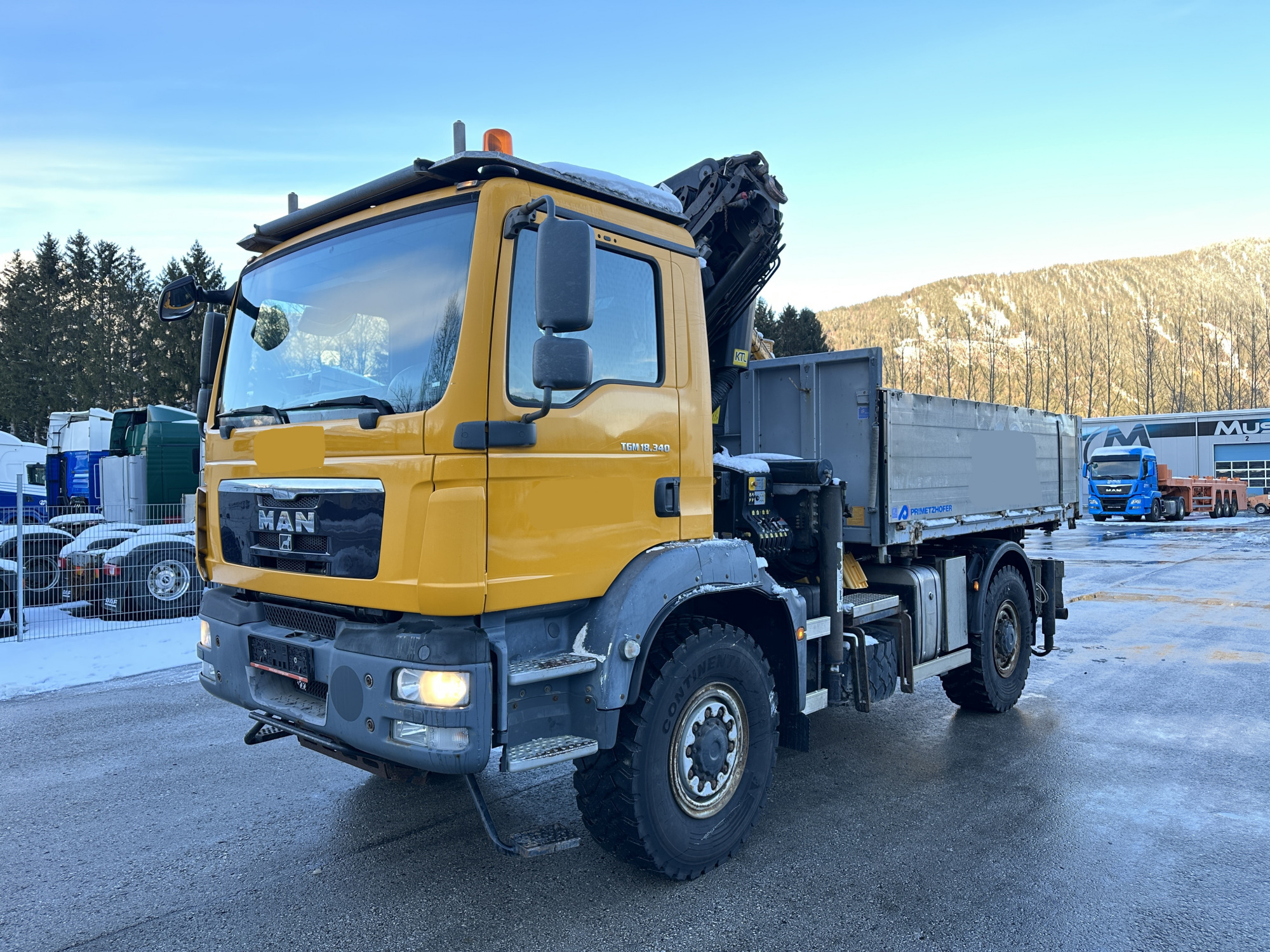 LKW MAN TGM Unimog U290 Unimog U1200 | LKW MAN TGM 18.340 4x4 Pritsche Kran